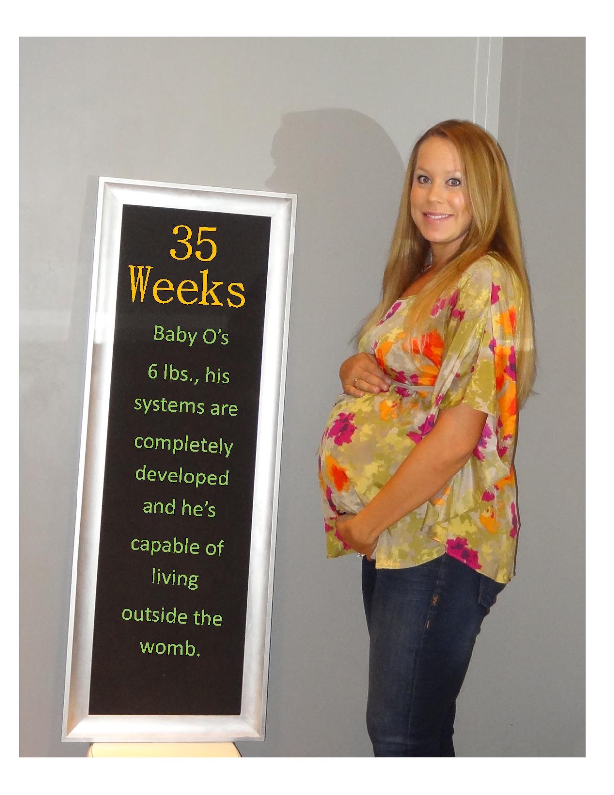 The Ortega Family: Baby O: 35 Weeks