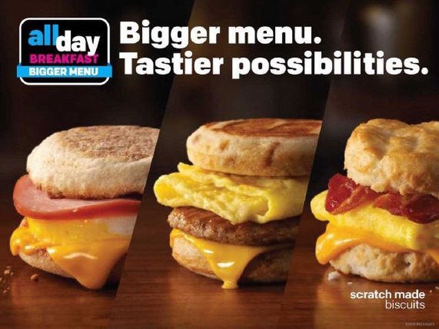 McDonald's Testing Full Breakfast Menu All Day in a Few Locations
