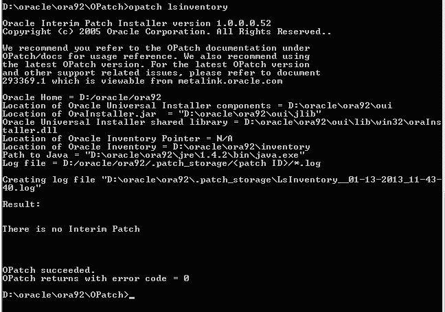 oracleworld: Check Existing Oracle Database Patch Status
