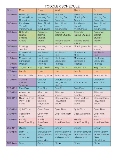 Our Daily Homeschool Schedule for Kids