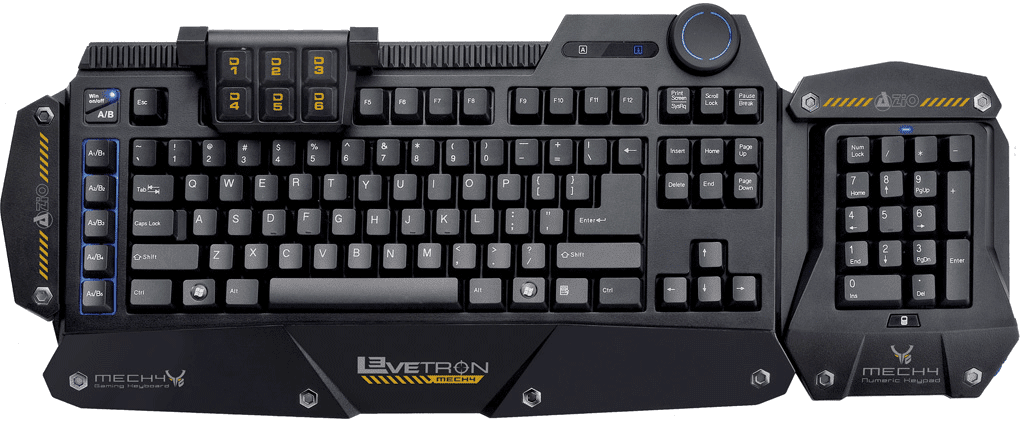 >Levetron Mech4 Modular Mechanical Keyboard | KBMOD.com