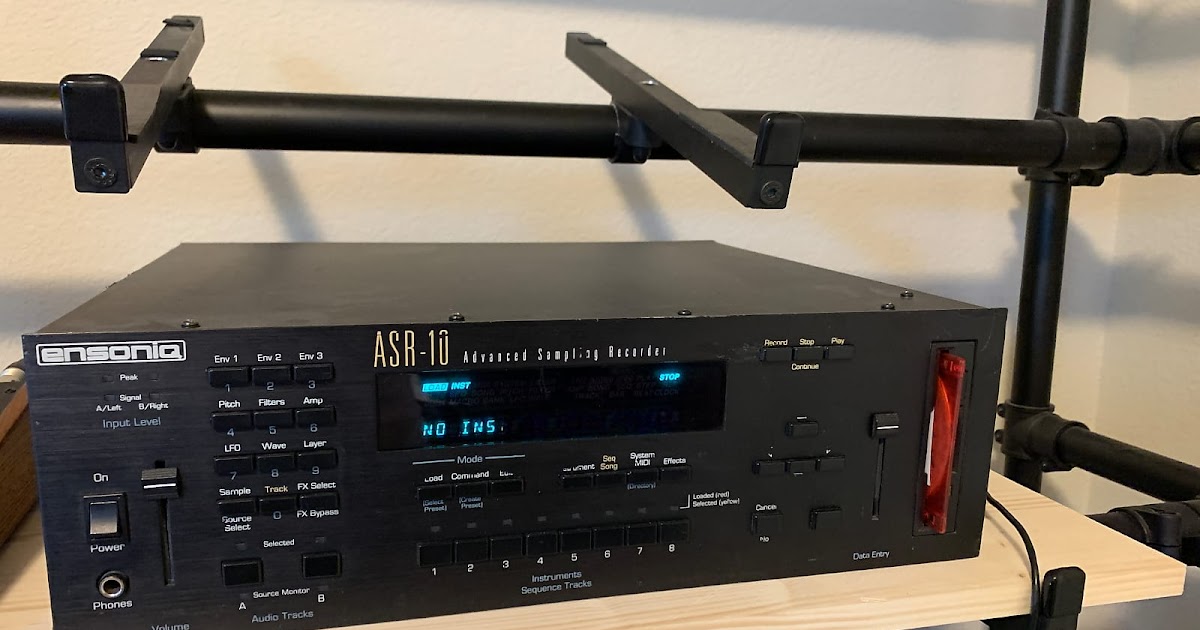 MATRIXSYNTH: Ensoniq ASR-10 Rack Mount Sampler SN ASR-10424