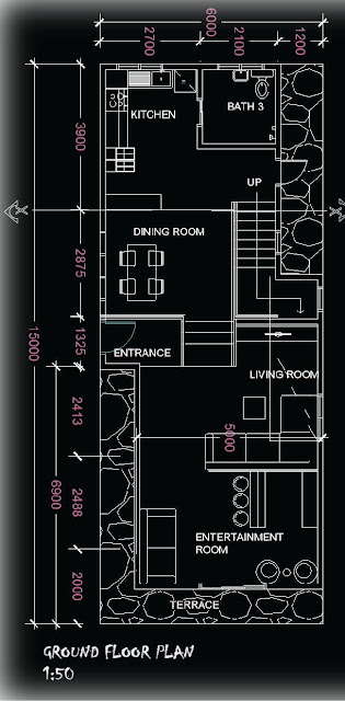 My portfolio: Residential Design - Game plan (tetris)