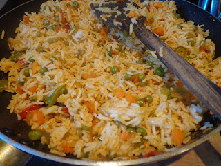 Tastefully Veggie ...: Sambar Spice Fried Rice