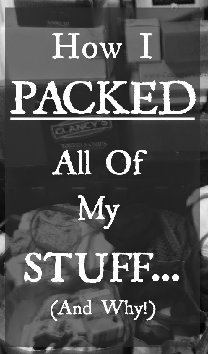 Walk In The Rain With Me: How I Packed All of My Stuff (And Why!)