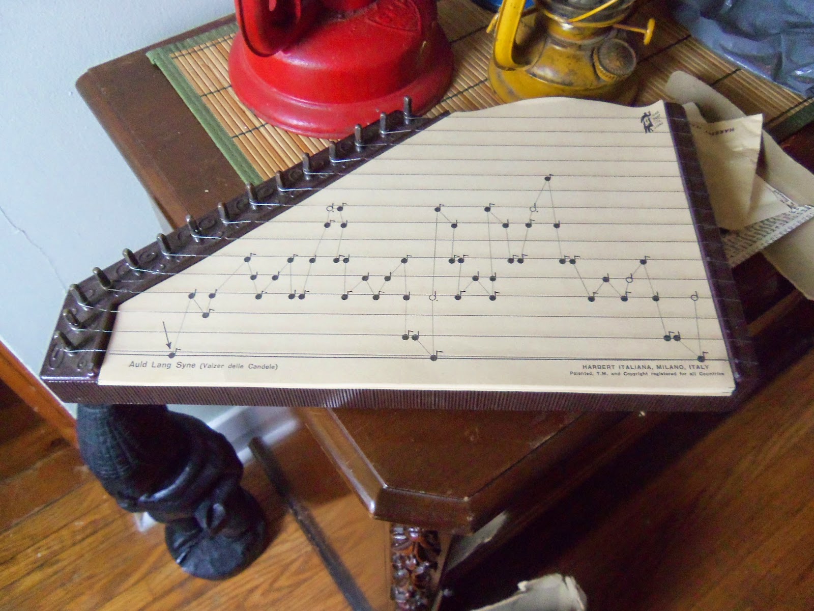 Johnny Boys Finds: Vintage 1960's Jr. Zither La Cetra Magica Deluxe ...