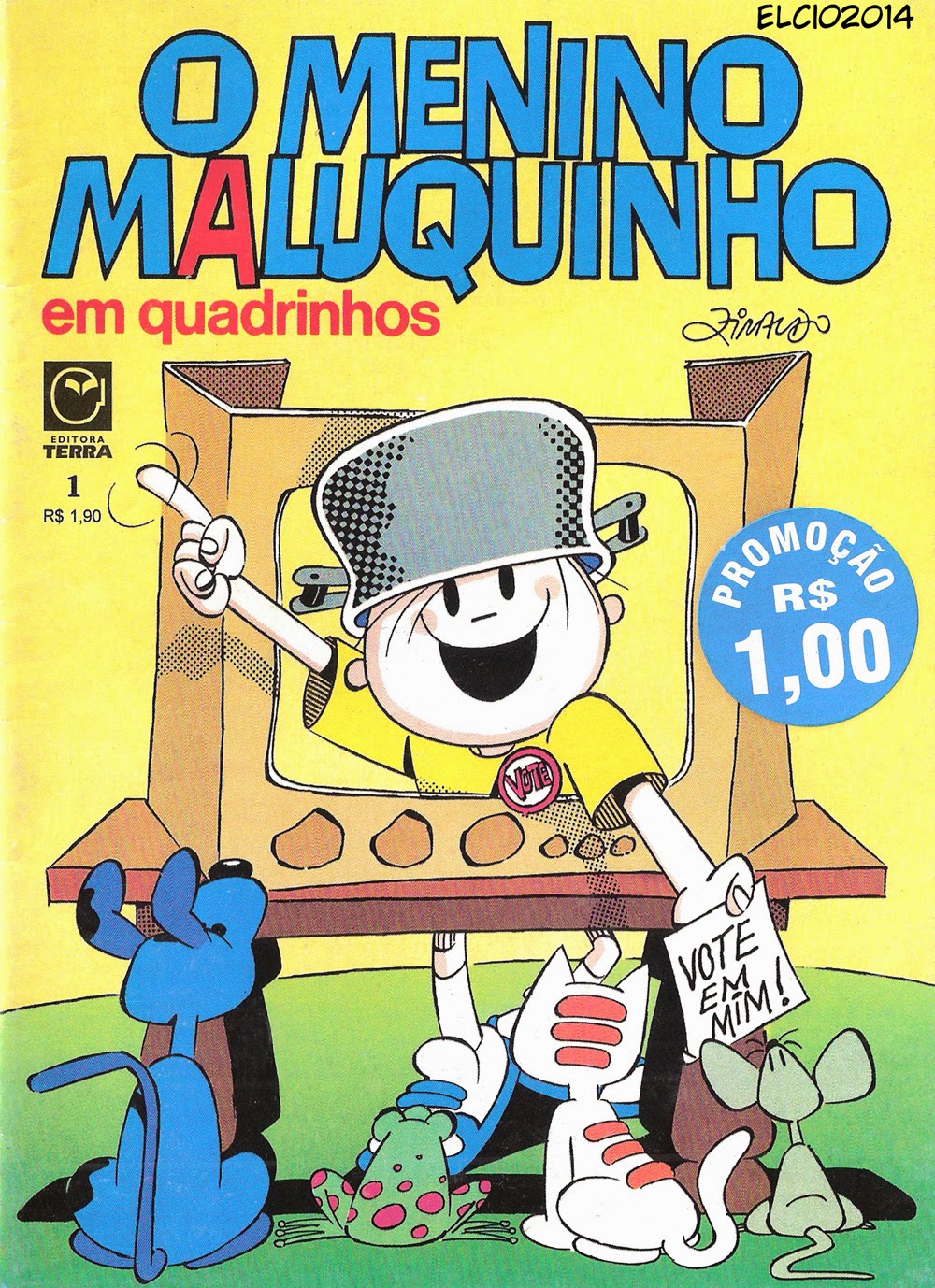 Gibis Clássicos: O Menino Maluquinho n° 1 - Editora Terrra