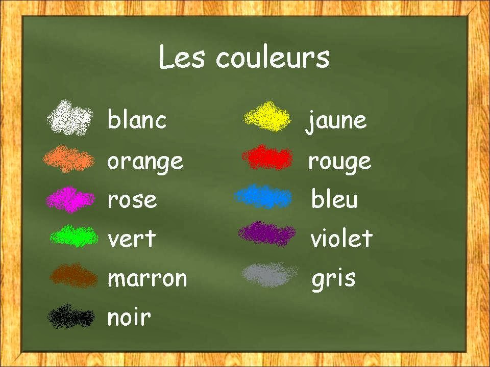 les-couleurs-en-francais.png (536×764) | FLE - Couleurs | Pinterest