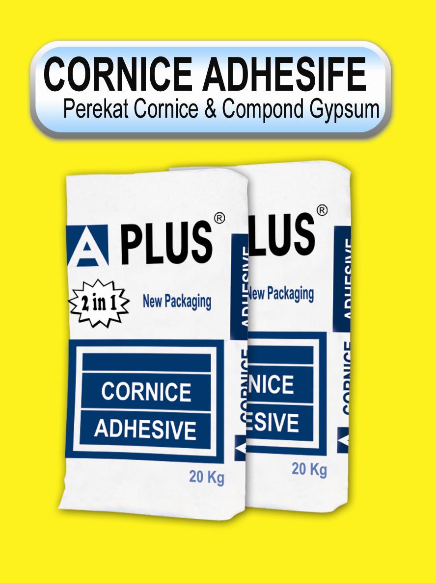 Info Bangunan: Cornice Adhesive 20 KG - Aplus Material Indonesia