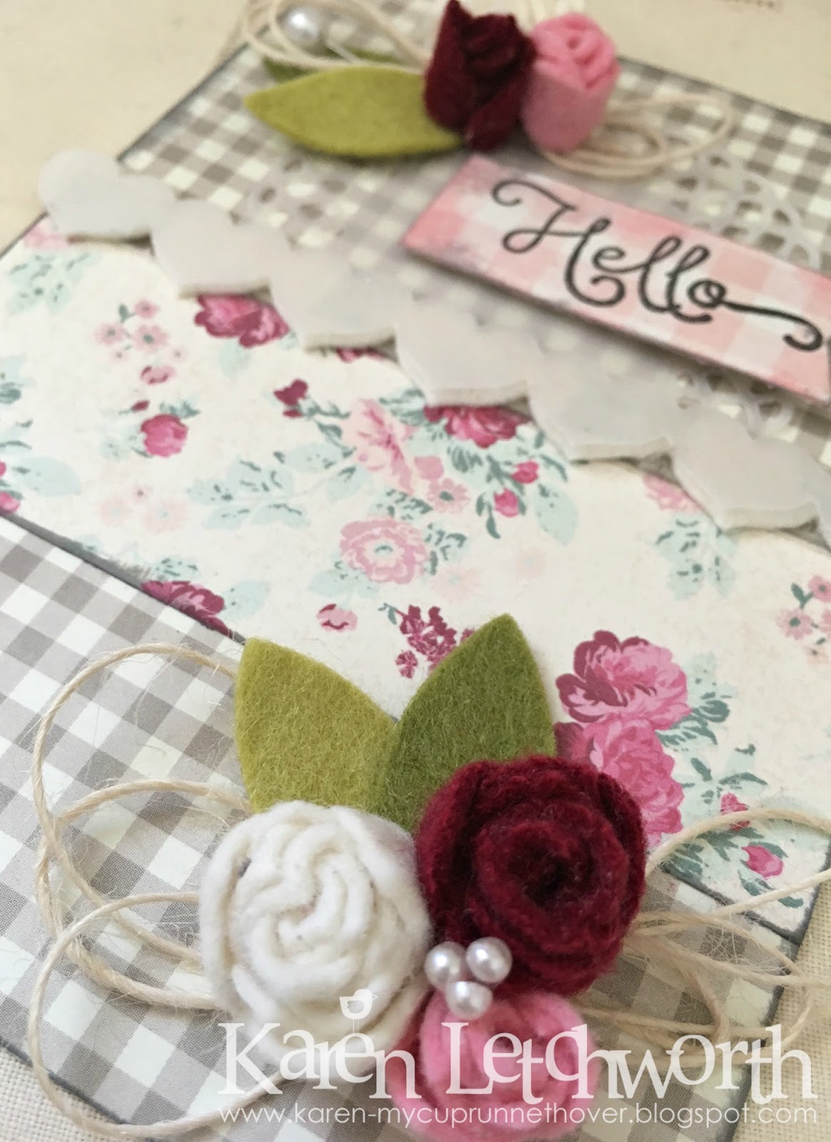 My Cup Runneth Over: Hand-Rolled Felt Flowers