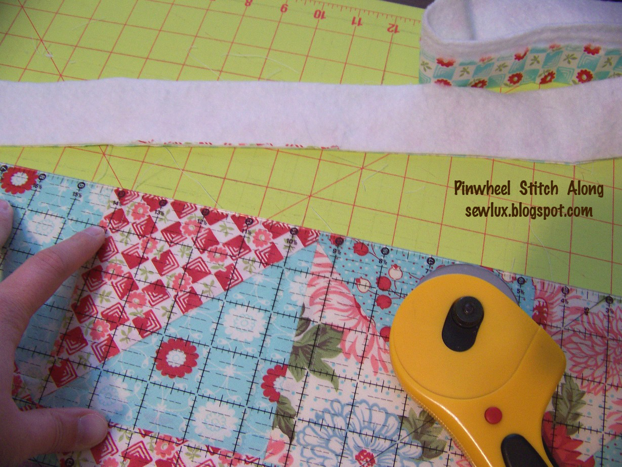 Sew Lux Fabric : Blog: Pinwheel Stitch Along Week 3 - Quilt & Bind
