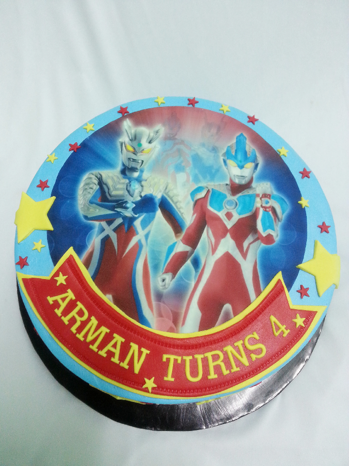 Lovely Cakes: Kek Ultraman - edible image