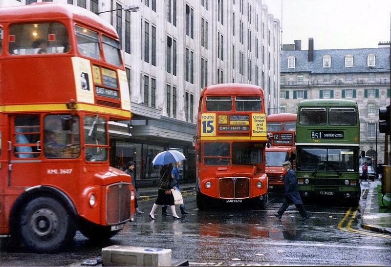 Pictures of Iconic Routemaster Buses on the Streets of London in the ...