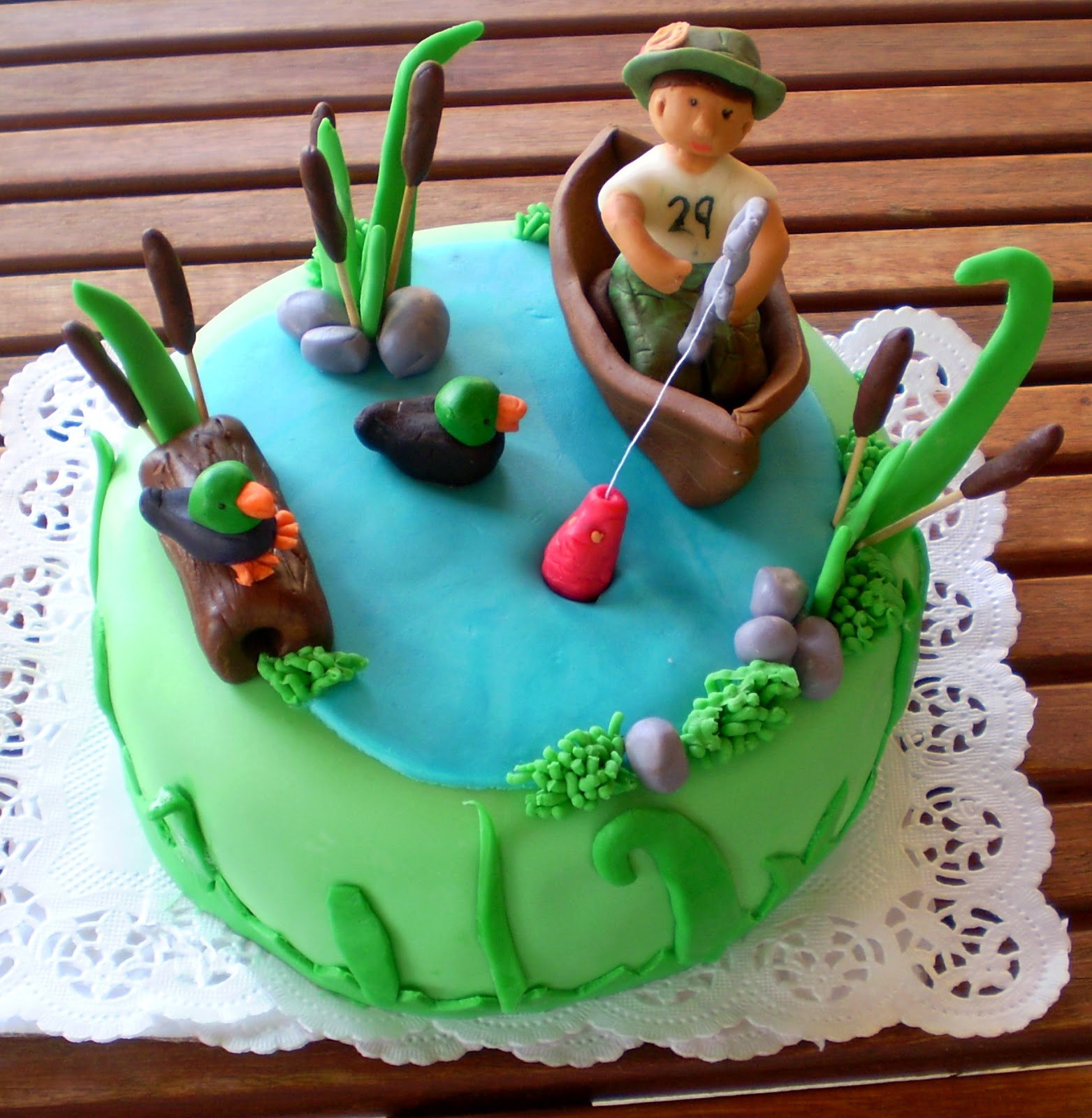 miʃcӕlanea: fishing cake (rybárska torta)