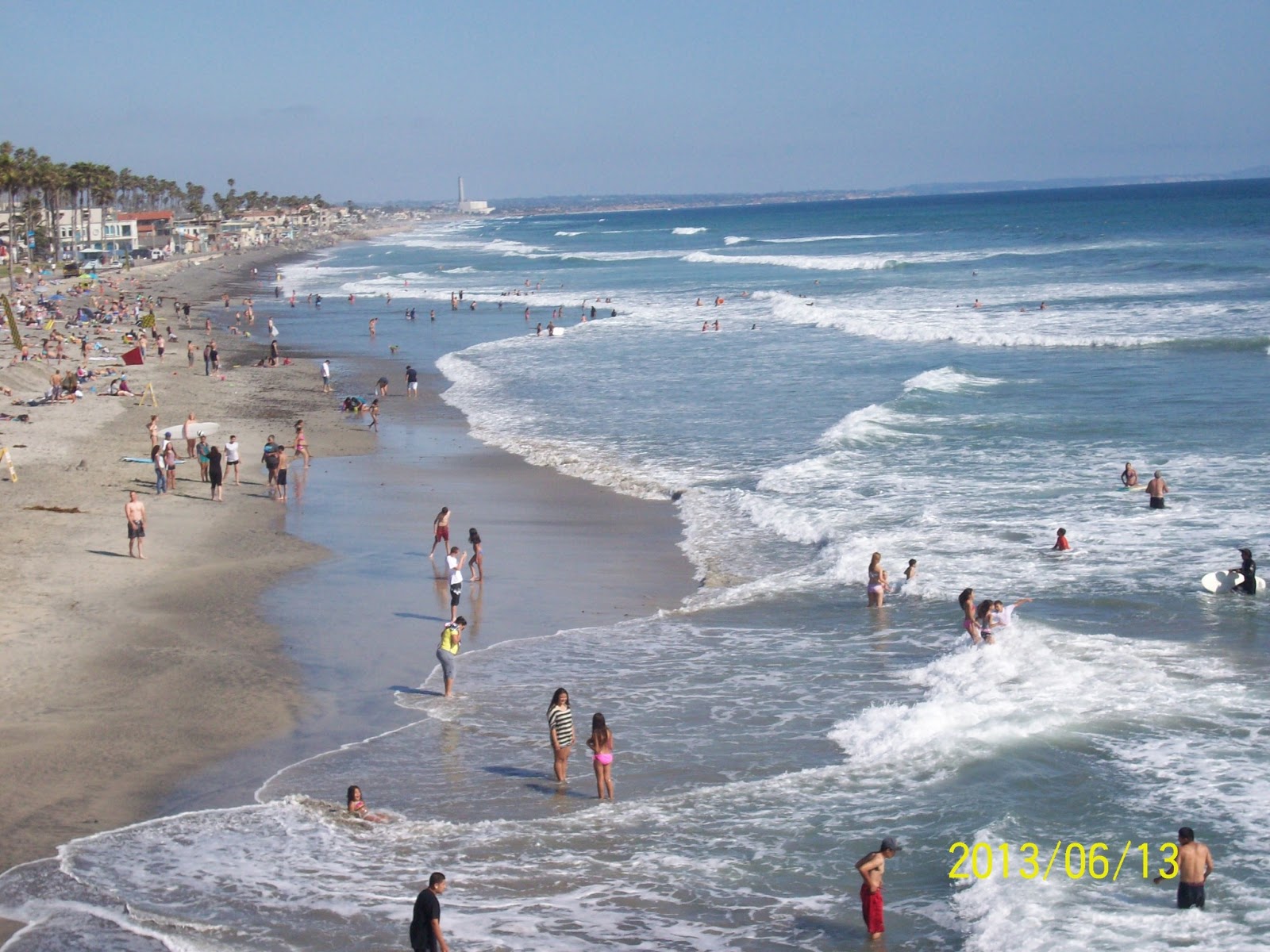 Lone Ocean Swimmer, Oceanside, CA: Thursday Late Afternoon Pier Swim ...