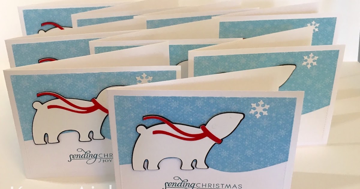Altered Scrapbooking: Polar Bear Christmas Cards