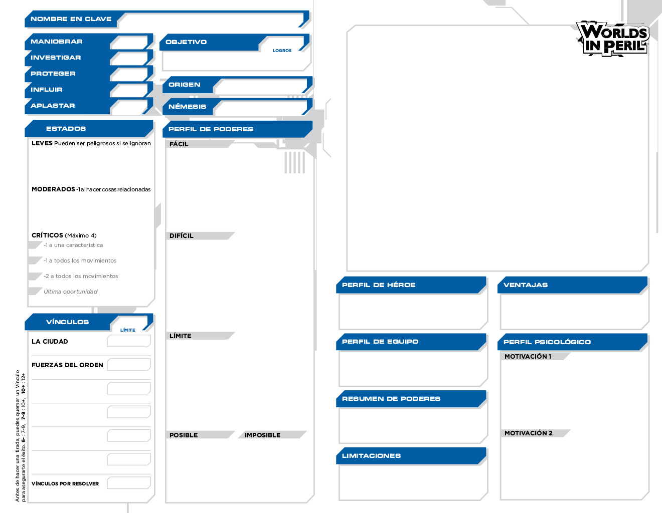 La Biblioteca de Immadon - Worlds in Peril - El estante miscelaneo