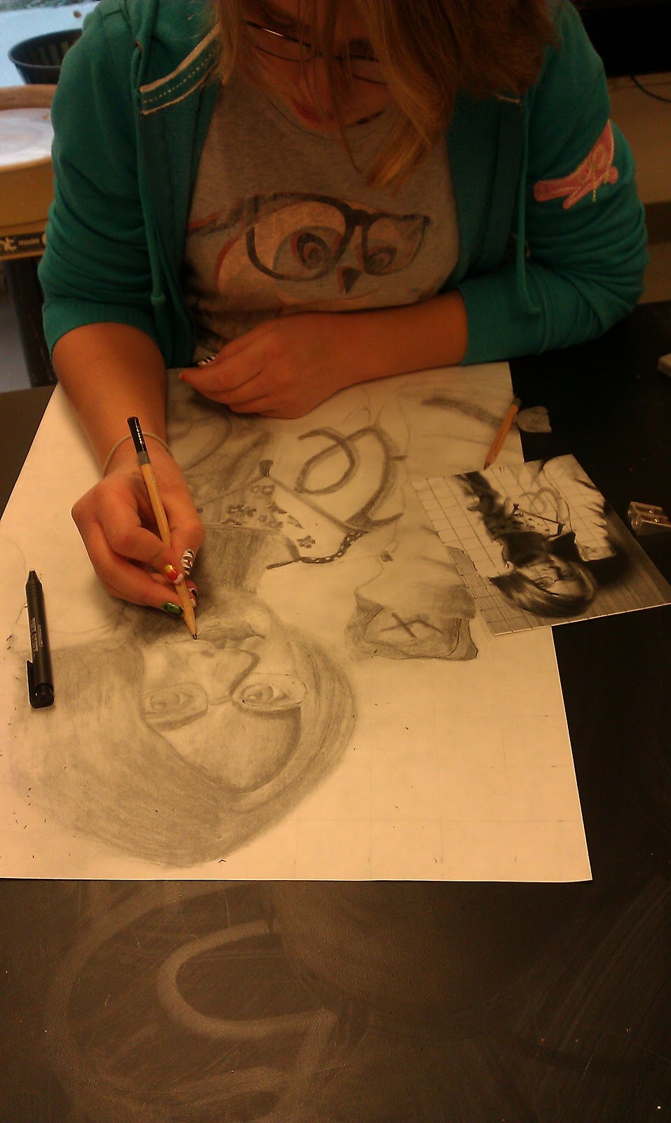 Art with Mrs. Kennedy: 8th Grade Drawing- Self-Portrait
