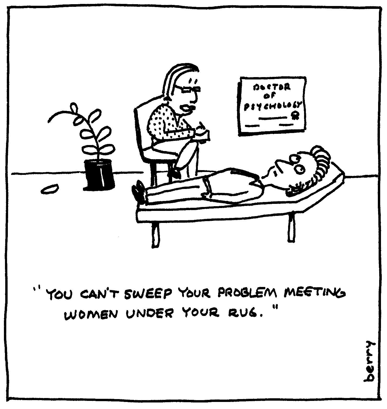 berry cartoons: toupee cartoon