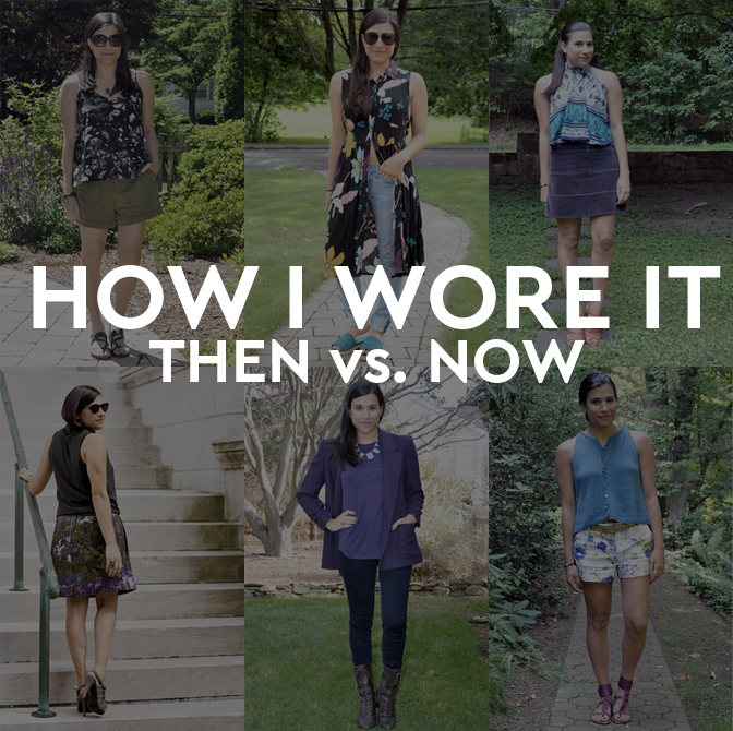 {throwback} How I Wore It Then to Now | Closet Fashionista