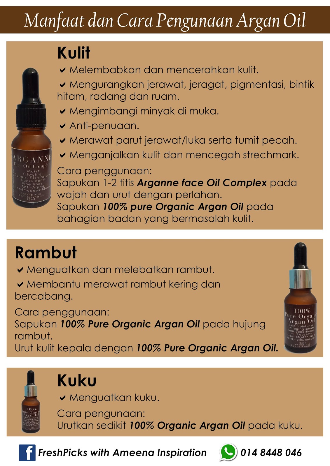 Manfaat dan Cara Penggunaan Argan Oil Manfaat dan Cara Penggunaan Argan Oil