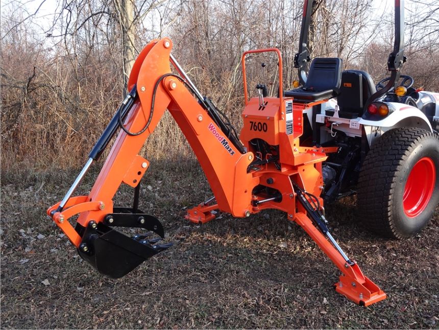 WoodMaxx WM-7600 7' PTO Backhoe Attachment: The WoodMaxx WM-7600 7' PTO ...