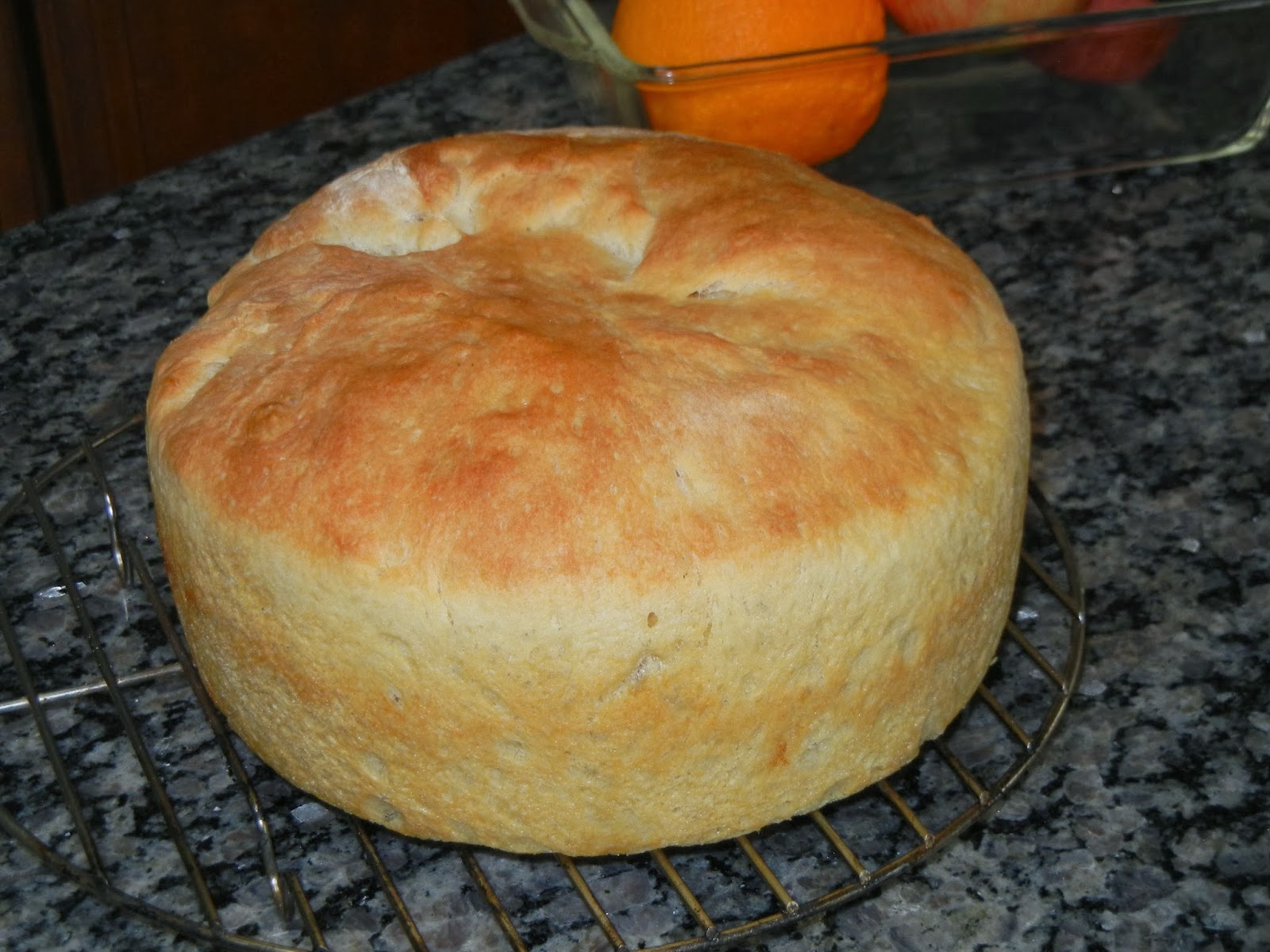 THE SIMPLEST "NO KNEAD BREAD", IN PYREX MIXING BOWLS