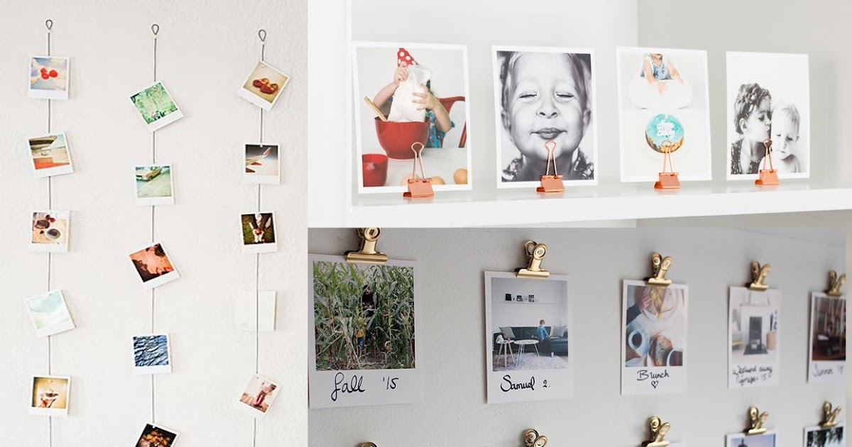 A Mom's Happy Thoughts: Pretty Ways to Display your Photos at Home