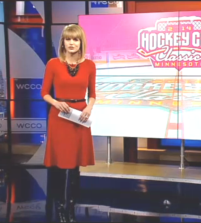 THE APPRECIATION OF BOOTED NEWS WOMEN BLOG : Liz Collin Is On The Red ...