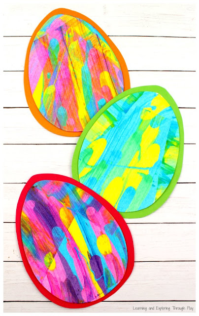 Learning and Exploring Through Play: Scrape Easter Egg Craft
