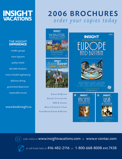 Rob McNeil: Insight Vacations - Brochure Form