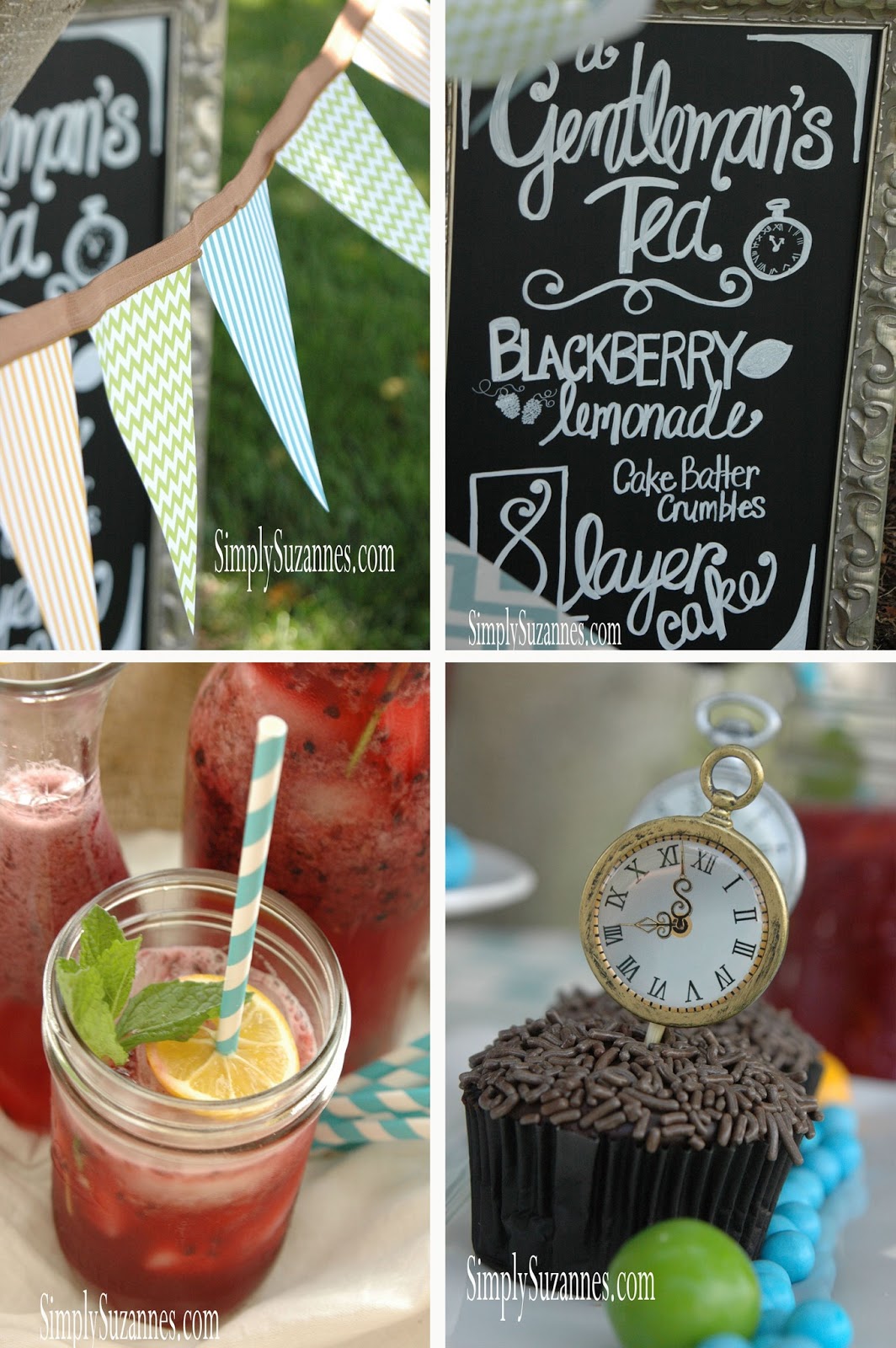 Simply Suzanne's AT HOME: a Gentleman's "tea"