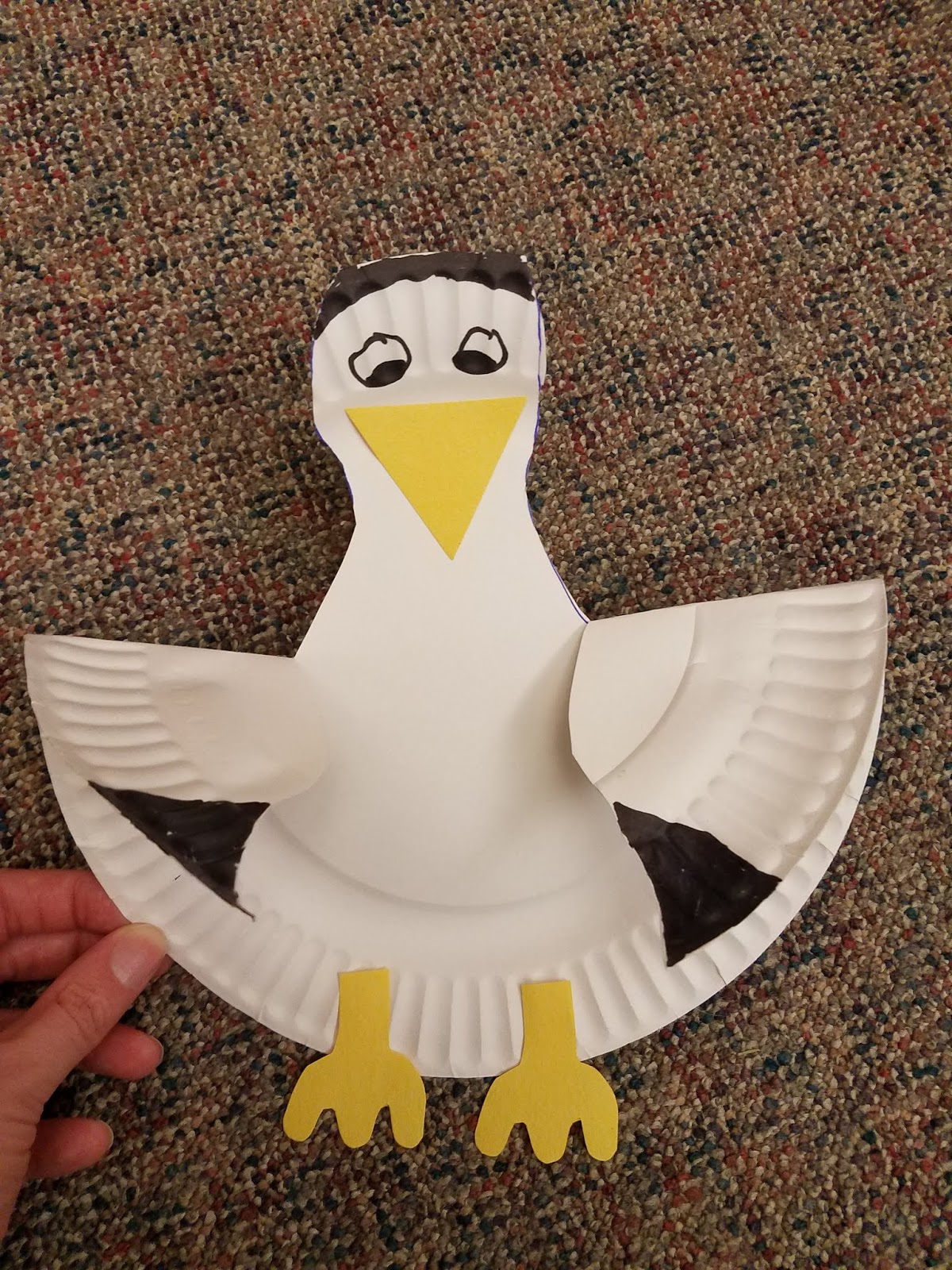 D.I.Y. – Preschooler’s Seagull Craft
