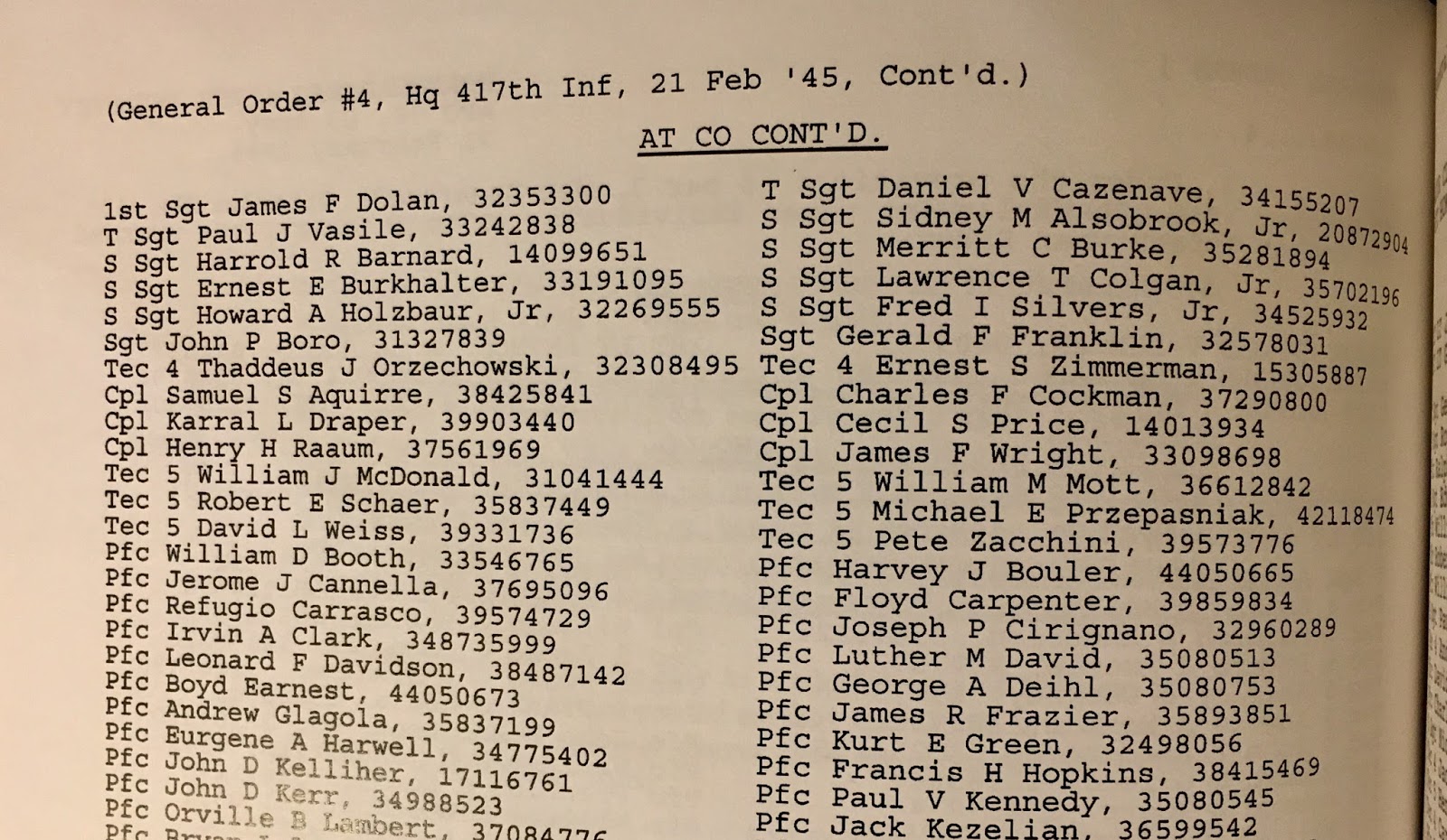 76th Infantry Division in WWII Collection: 2017