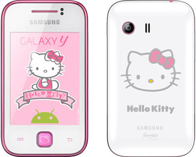 welcome to mobile kingdom: New Samsung galaxy y hello kitty-ORI-Full Set