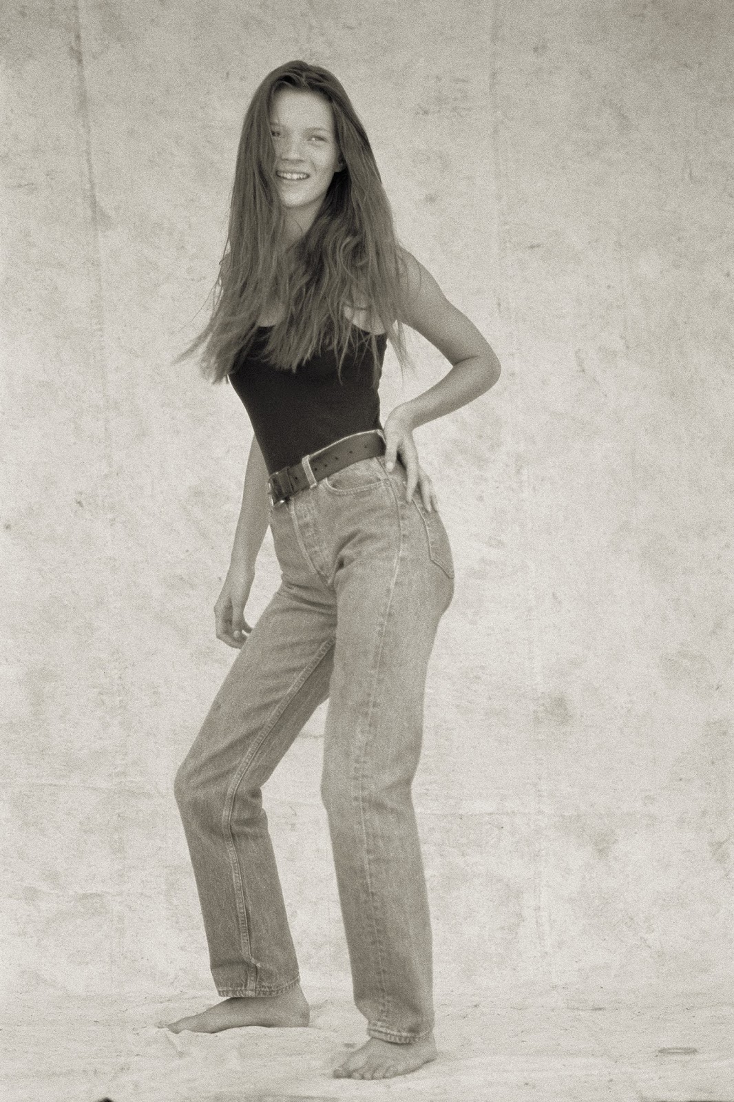 Rarely Seen Images of a 14-Year-Old Kate Moss Taken During Her First ...
