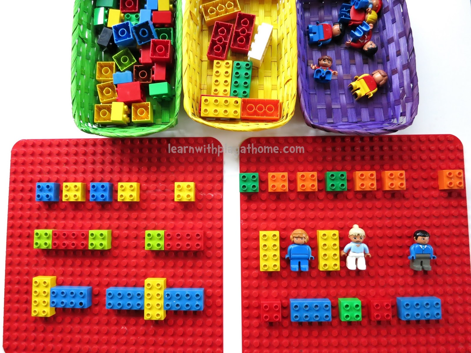 Learn with Play at Home: Learning Patterns with Lego