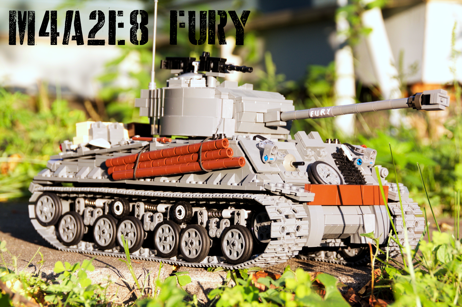 Tommy Styrvoky's MOCs: M4A2E8 FURY Sherman Tank