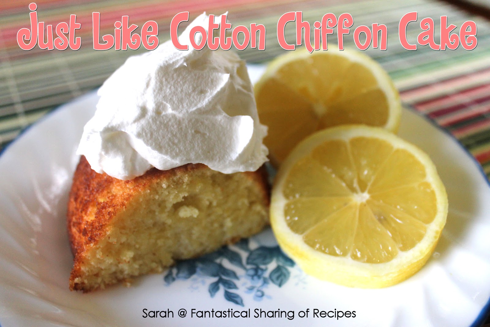Fantastical Sharing of Recipes: Secret Recipe Club: Just Like Cotton ...