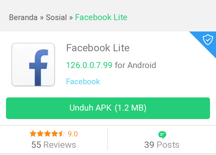 19+ Top Terbaru Aplikasi FB Lite