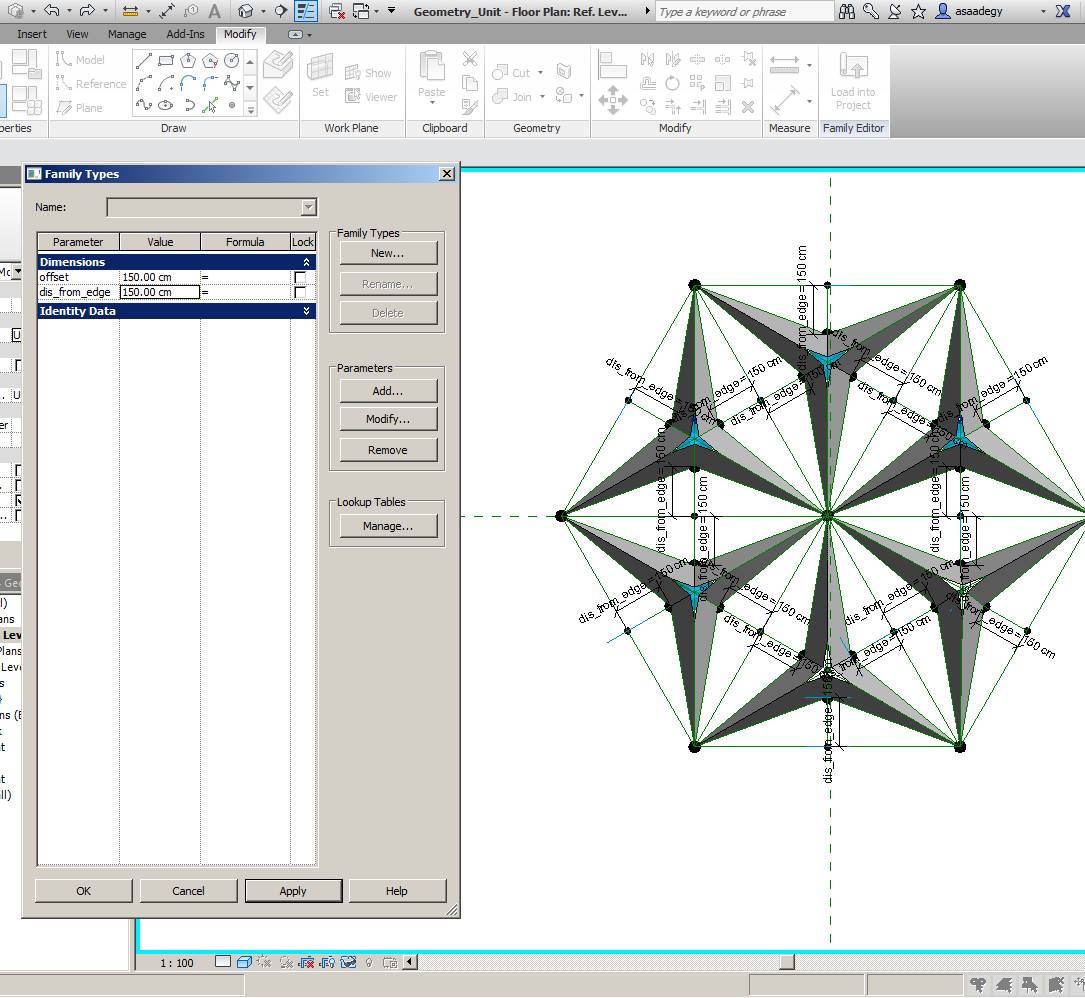 Ahmed HALIM: Al-Bahar Towers using Adaptive Components For REVIT