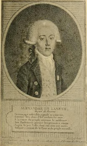 Retratos de la Historia: LAMETH: el aristócrata liberal