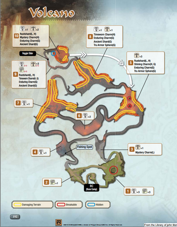 Monster Hunter 3 Ultimate GUIA: Zonas / Mapas
