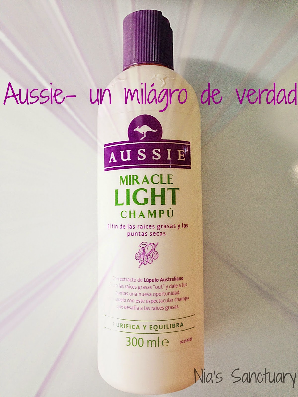 Champú Aussie- un milagro de verdad - El Santuario de Nia - Nia's Sanctuary