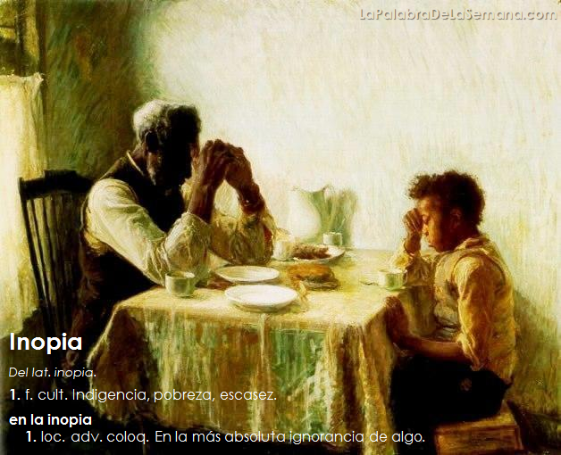 la palabra de la semana: Inopia
