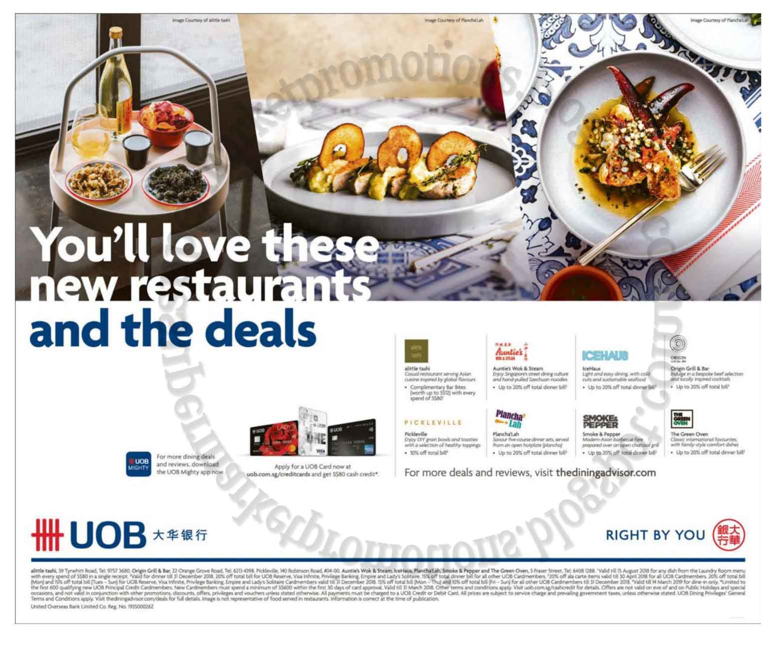 UOB Dining Deals 23 March 2018 ~ Supermarket Promotions