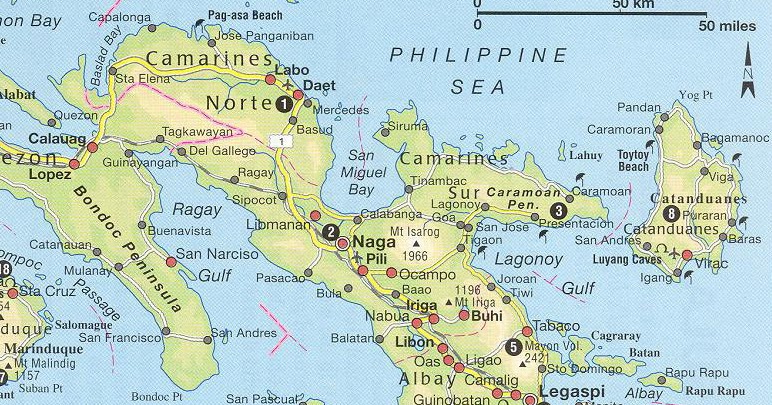 TAGA BICOL AKO KAYA ORAGON AKO: Map of Bicol