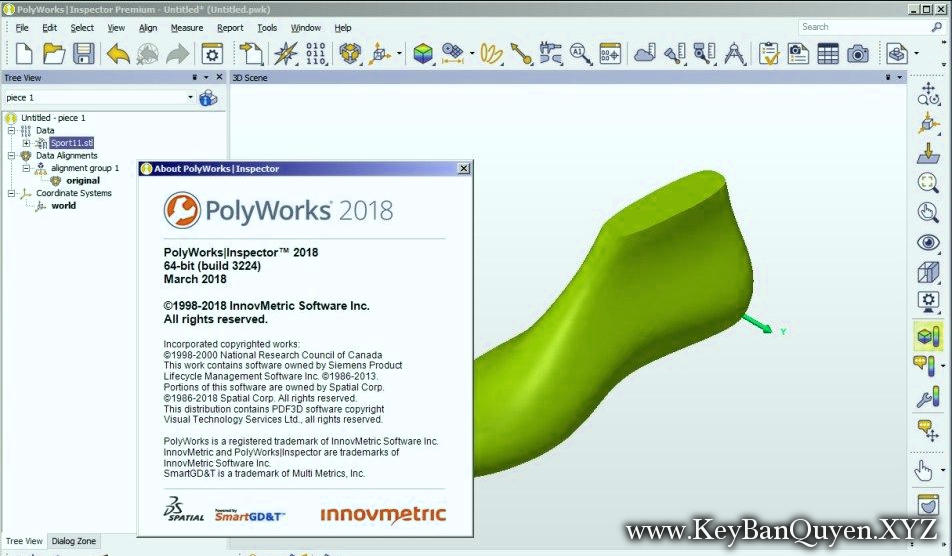 InnovMetric PolyWorks Metrology Suite 2019 Full key, Phần mềm hỗ trợ đo lường tốt nhất.