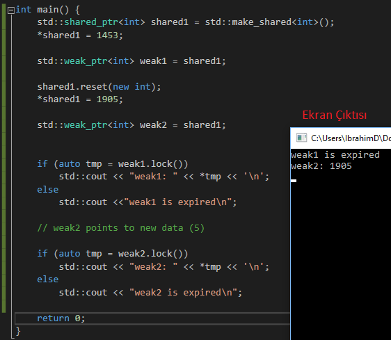 İbrahim Delibaşoğlu: C++ Akıllı İşaretçiler (Smart Pointers)
