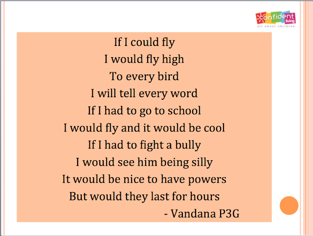 Buzz at CL: If I could fly- poems written by kids